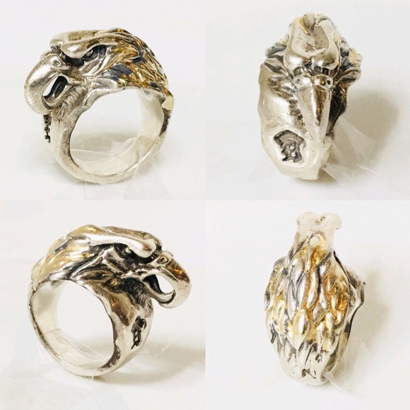 Bill Wall Leather | Accessories | Bill Wall Leather Sterling 8k Eagle ...